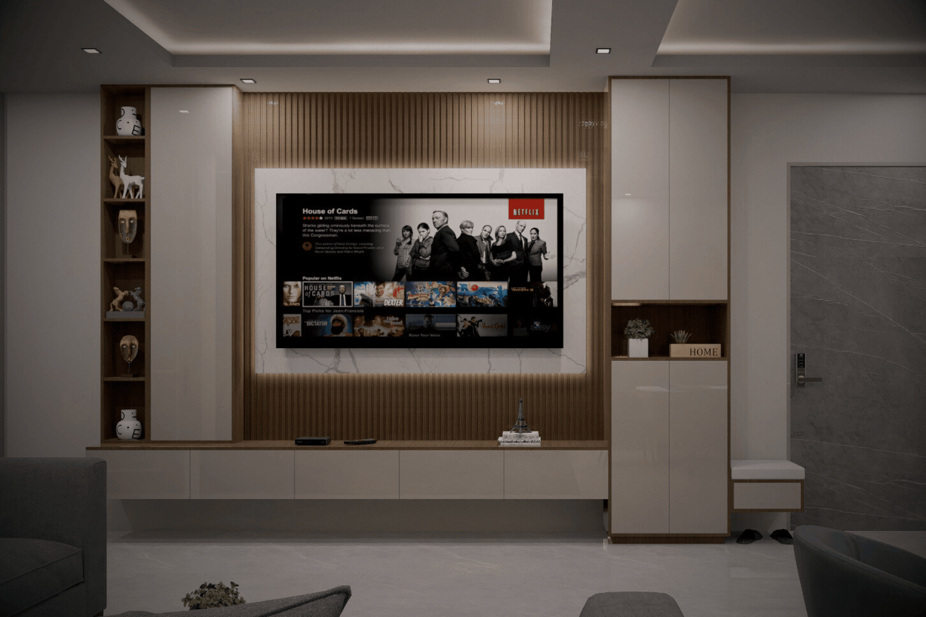 TV Units Portfolio | Stylish Entertainment Centers by Saysha Interiors