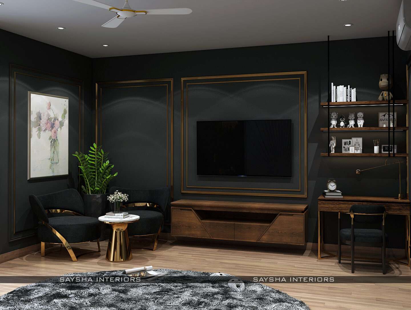 TV Units Portfolio | Stylish Entertainment Centers by Saysha Interiors